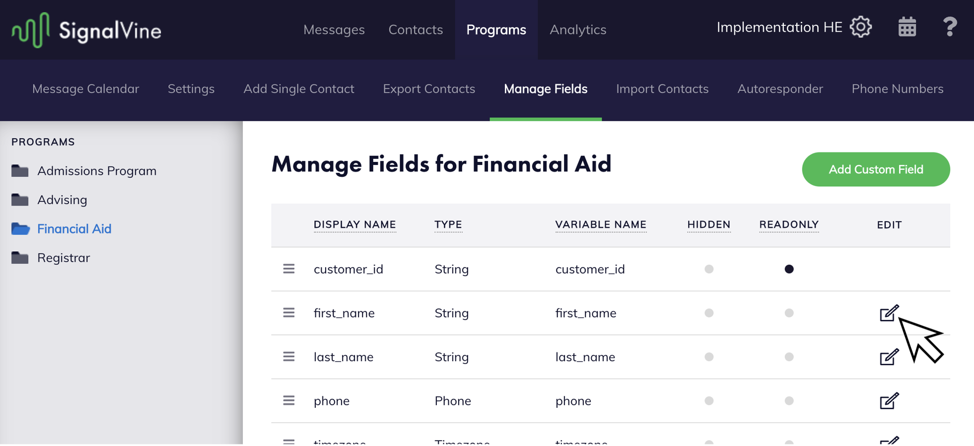 How do I make a field read-only? – Message Support Resource Portal
