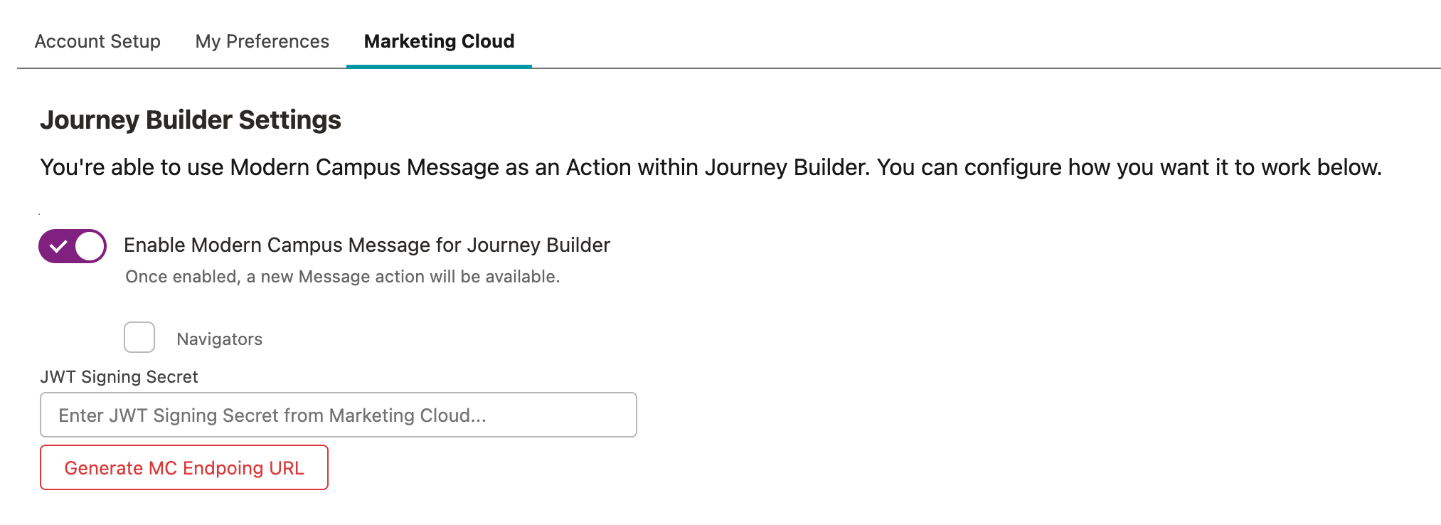 Installing and configuring Message for Marketing Cloud – Message Support Resource Portal