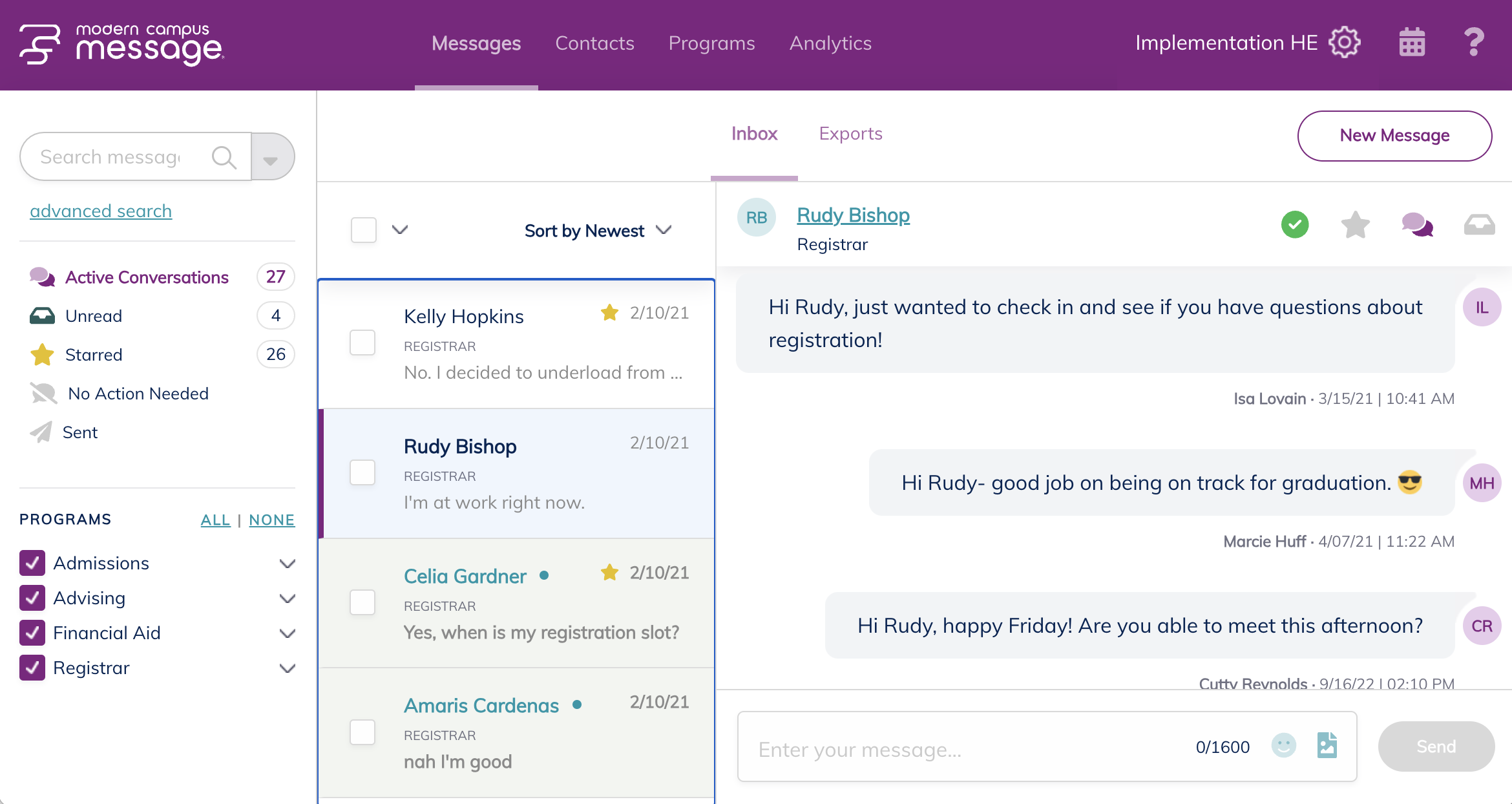 Walkthrough of the Messages Tab and inbox – Message Support Resource Portal